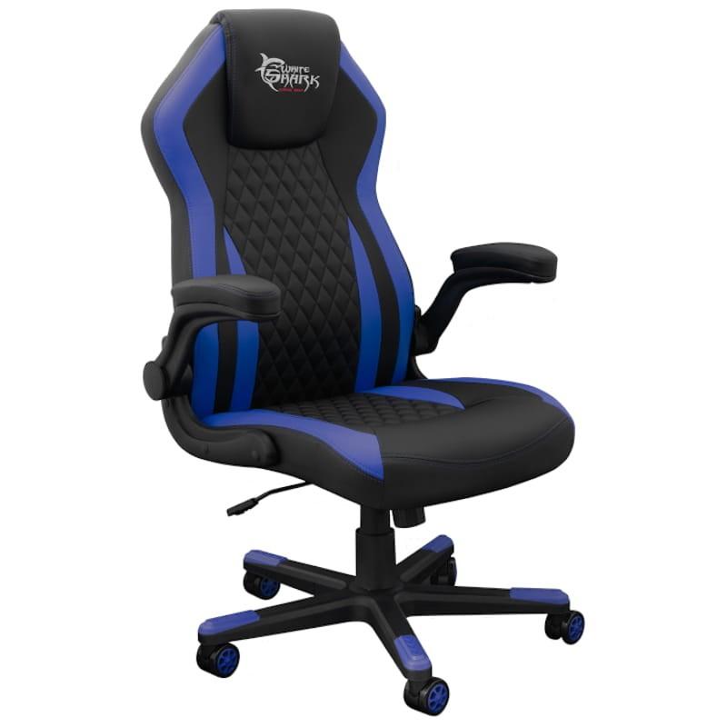 Žaidimų kėdė White Shark Dervish Gaming Chair, Juoda-mėlyna | Varle.lt